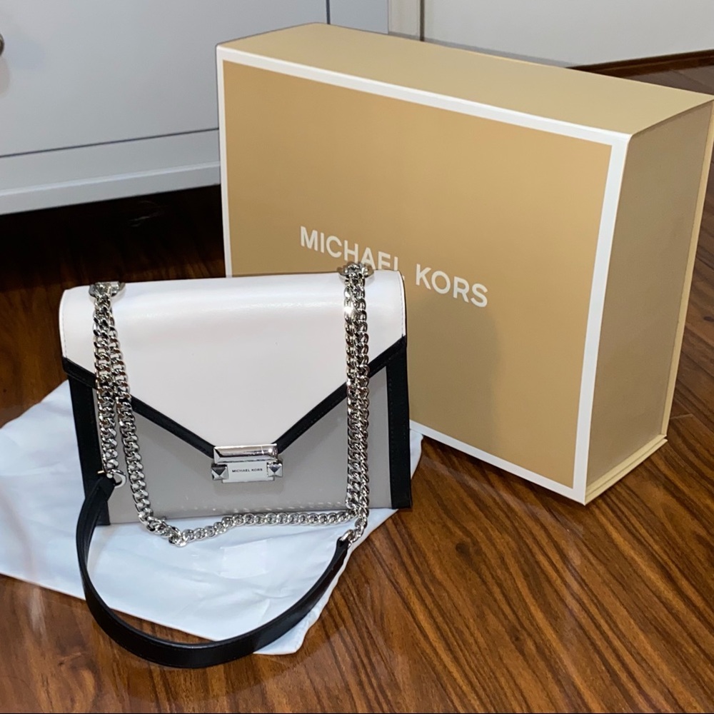 Michael Kors Whitney Large Tri-Color Leather Converti… - Gem